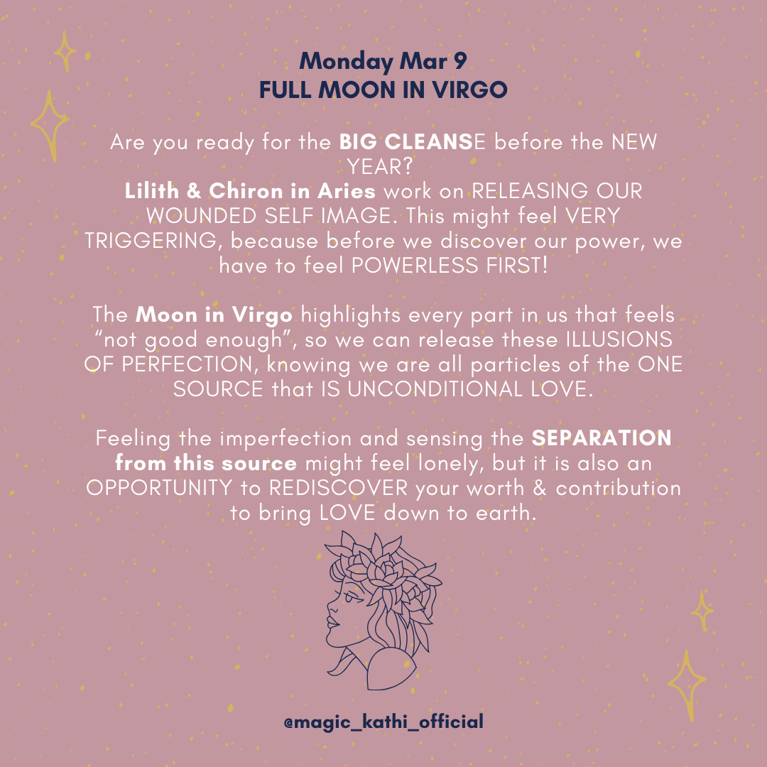 This Week in Astrology: Full Moon in Virgo, Uranus + Venus in Taurus ...